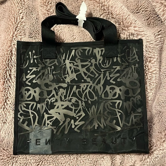 Fenty Beauty | Bags | Fenty Beauty Graffiti Mesh Tote | Poshmark